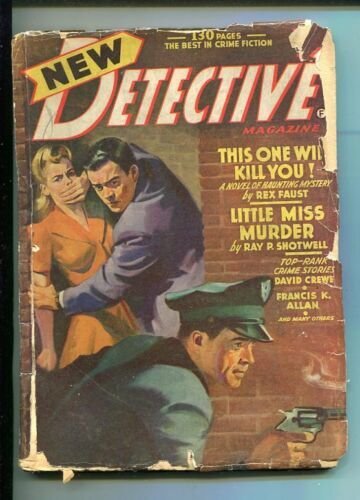 New Detective-May 1942-Hard Boiled Pulp Fiction-Mystery & Crime-Good ...