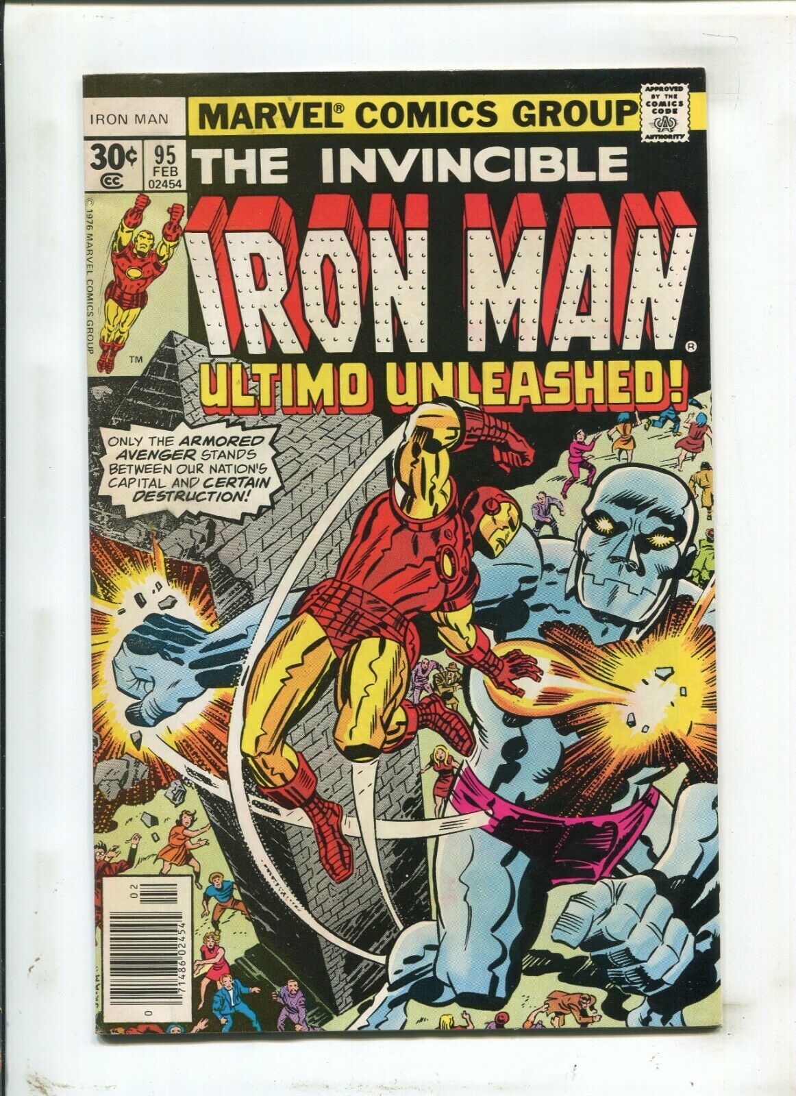 Iron Man #95 - Newsstand / Kirby Art (8.5) 1976 | Comic Books - Bronze ...