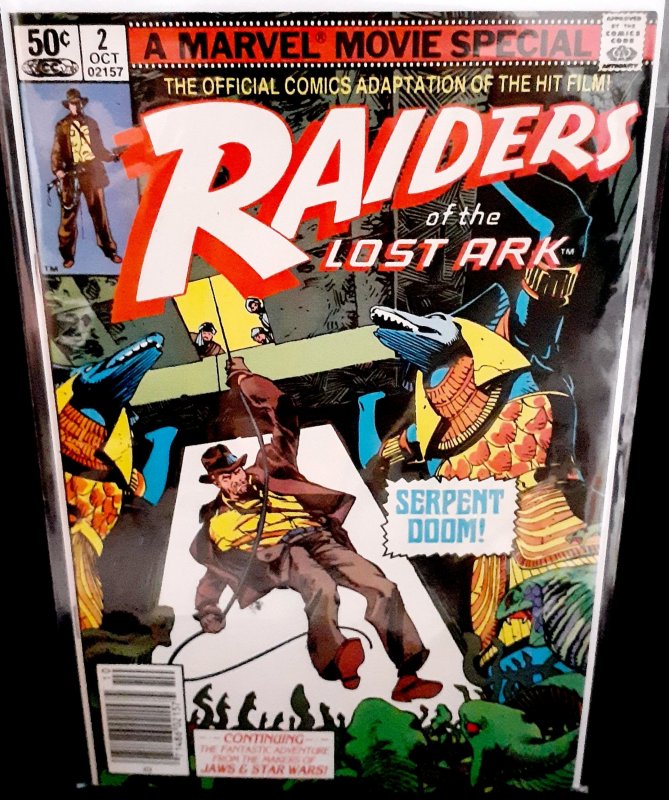 Raiders of the Lost Ark #2 (1981) Mint ICONIC MOVIE COVER! | Comic ...