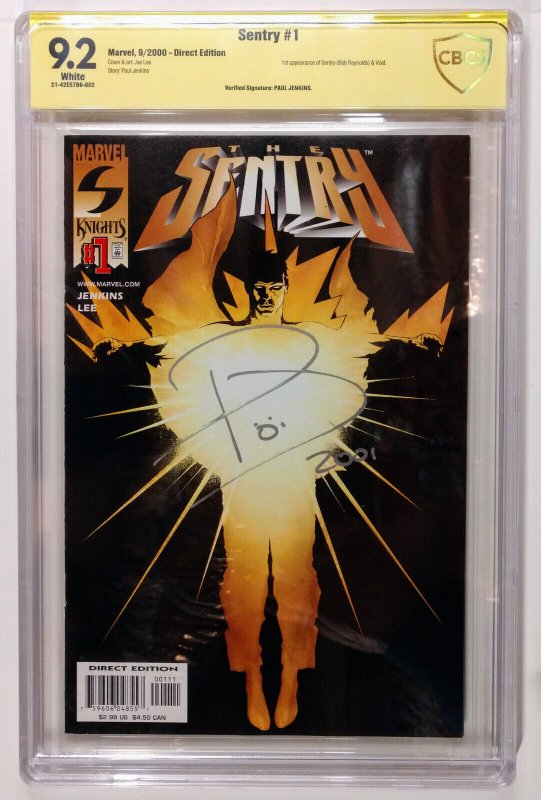 Sentry #1, 1st App of Sentry & Void, Signed by Paul Jenkins | Comic ...