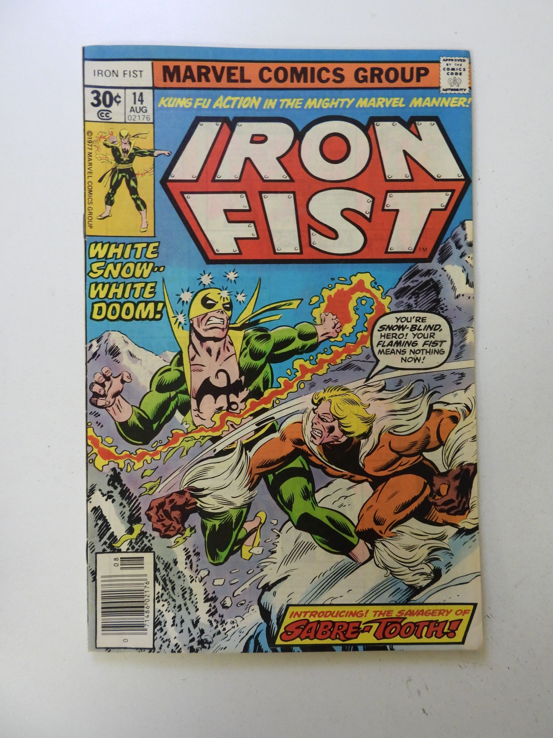 Iron Fist #14 (1977) 1st appearance of Sabretooth FN/VF condition ...