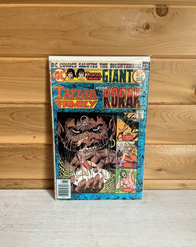 DC Comics Bicentennial Tarzan Family Korak #64 Vintage 1976 | Comic ...