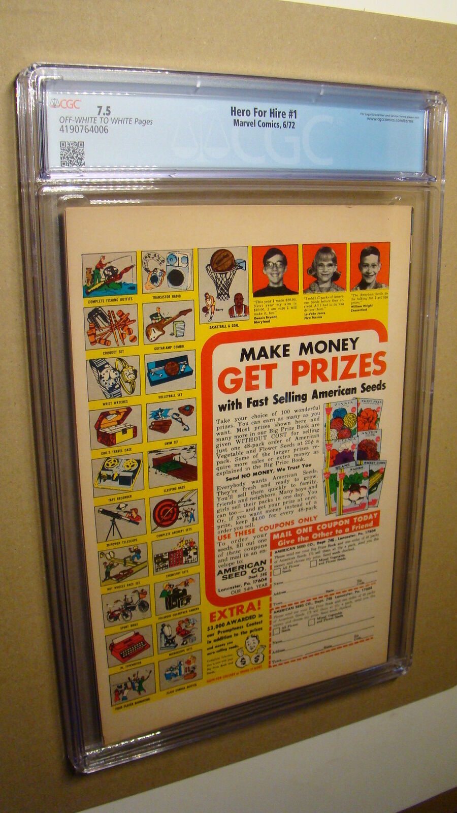 Luke Cage, Hero for Hire 1 *Cgc 7.5* 1st Appearance Luke & Diamondback ...