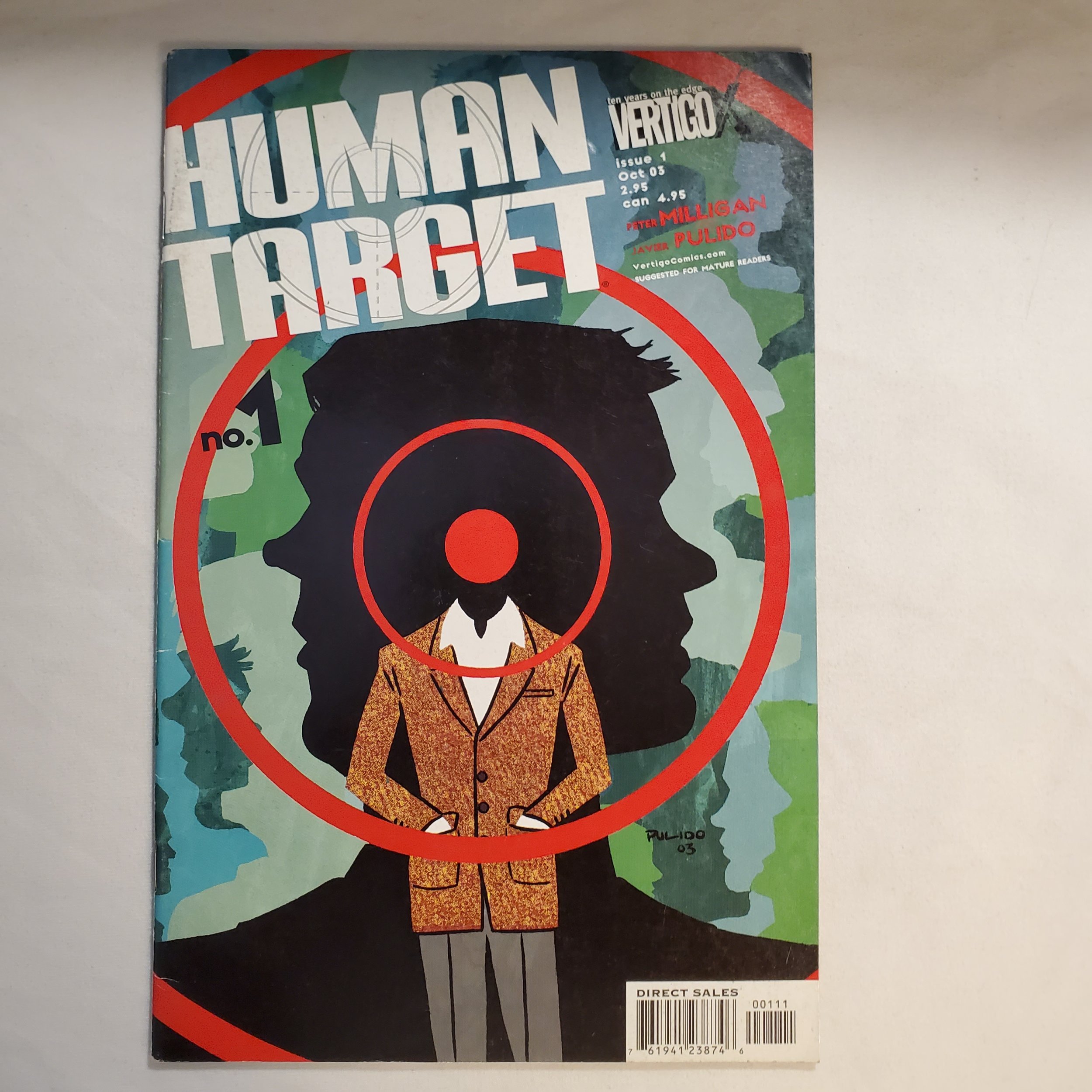 Human Target 1 Fine+ Cover by Javier Pulido | Comic Books - Modern Age ...