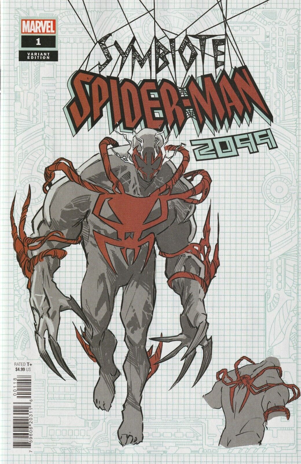 Symbiote Spider-Man 2099 # 1 Design Variant 1:10 Cover NM Marvel [T6 ...