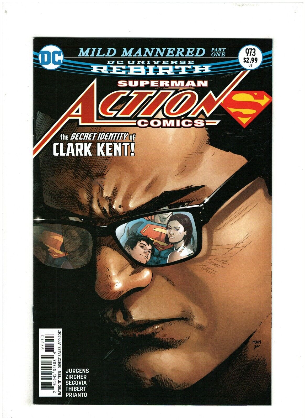 Action Comics #973 Casi Nuevo - 9.2 cubierta de corriente continua ...