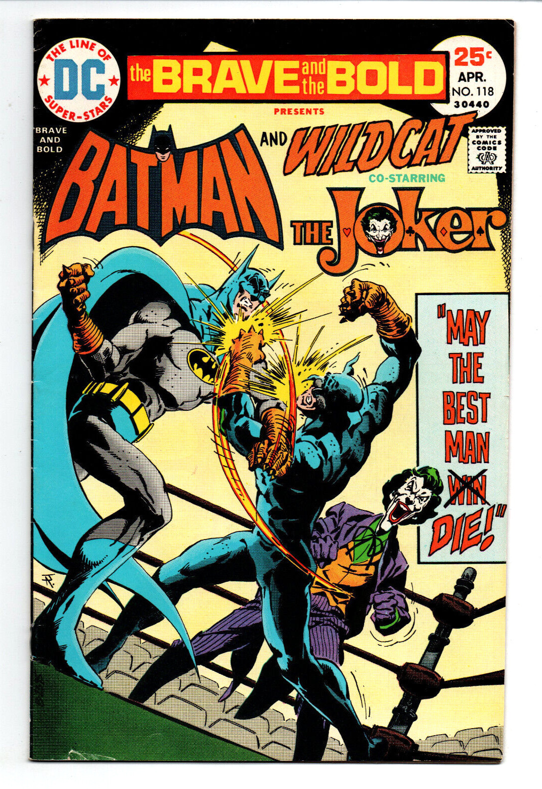 Brave and the Bold #118 - Batman - Joker - Wildcat - 1975 - VG | Comic ...