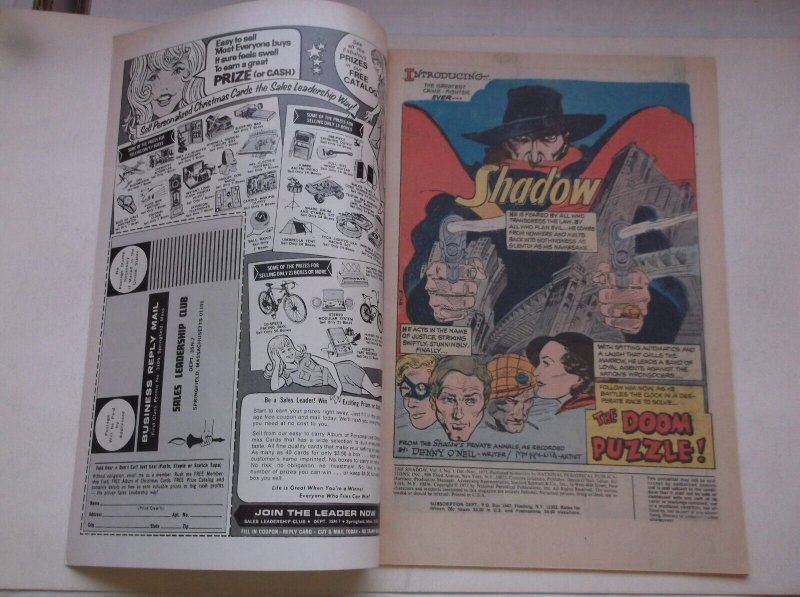 DC: the Shadow #1, Mike Kaluta's Art, 1st DC Appearance, Movie, 1973 ...