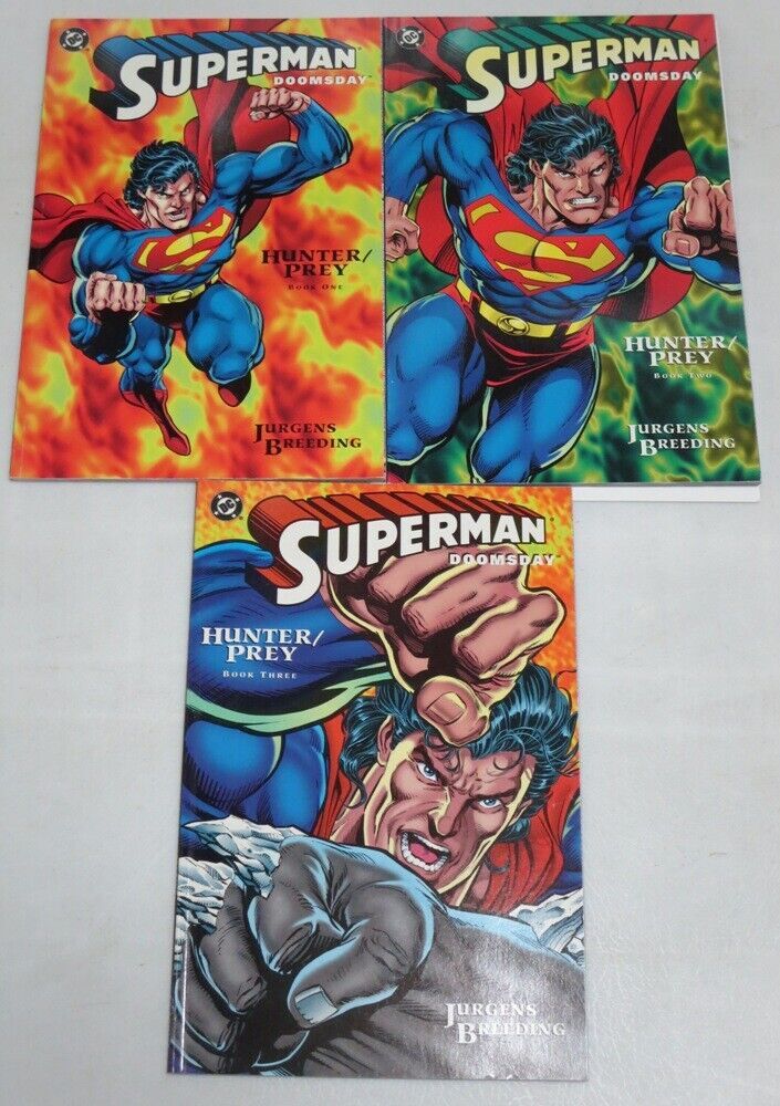 SUPERMAN DOOMSDAY HUNTER PREY (1994) 1-3 He's back . . . Comics History ...