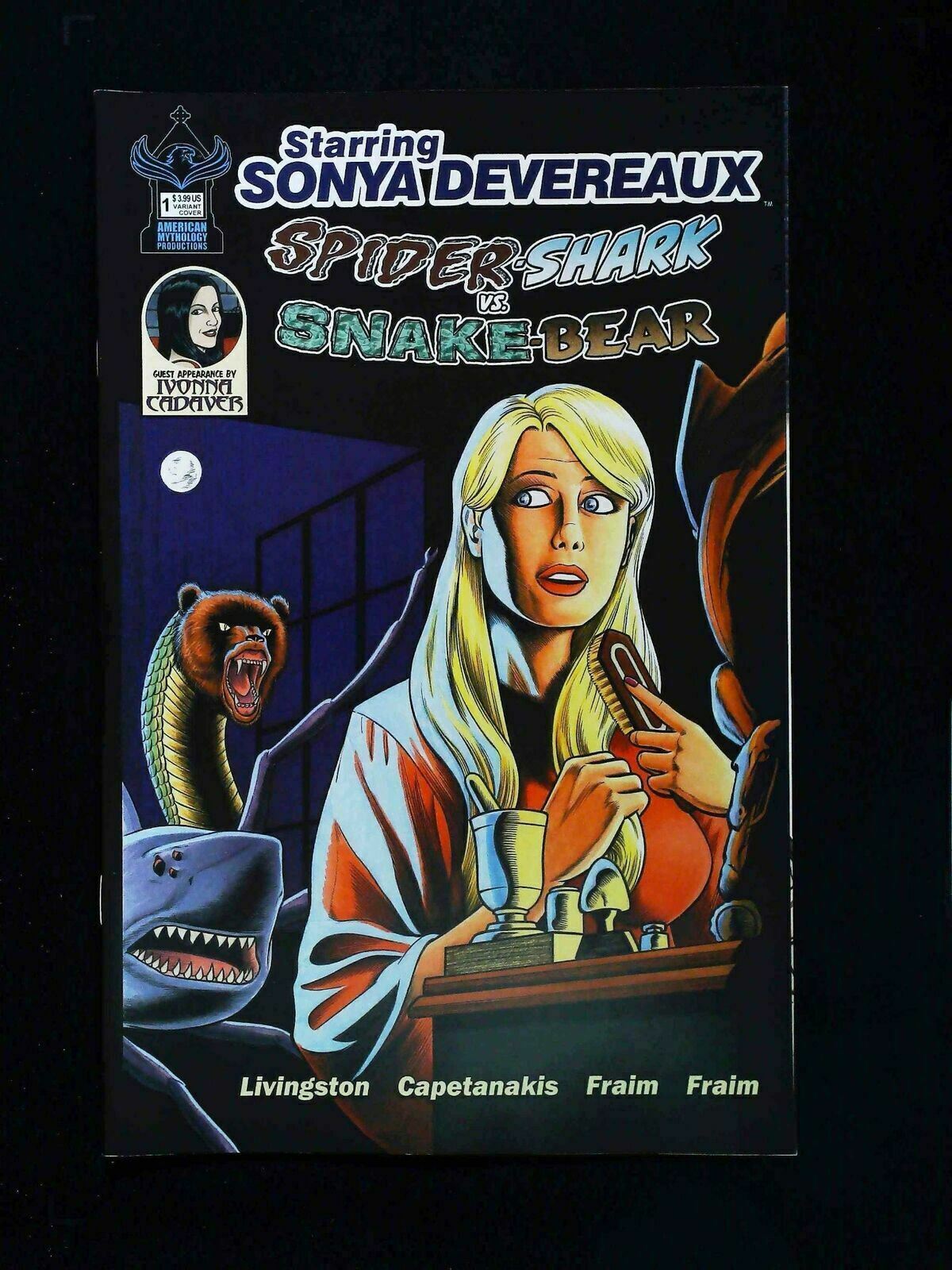 Sonya Deveraeux Spider-Shark Vs Snake-Bear #1B American Mythology 2020 ...