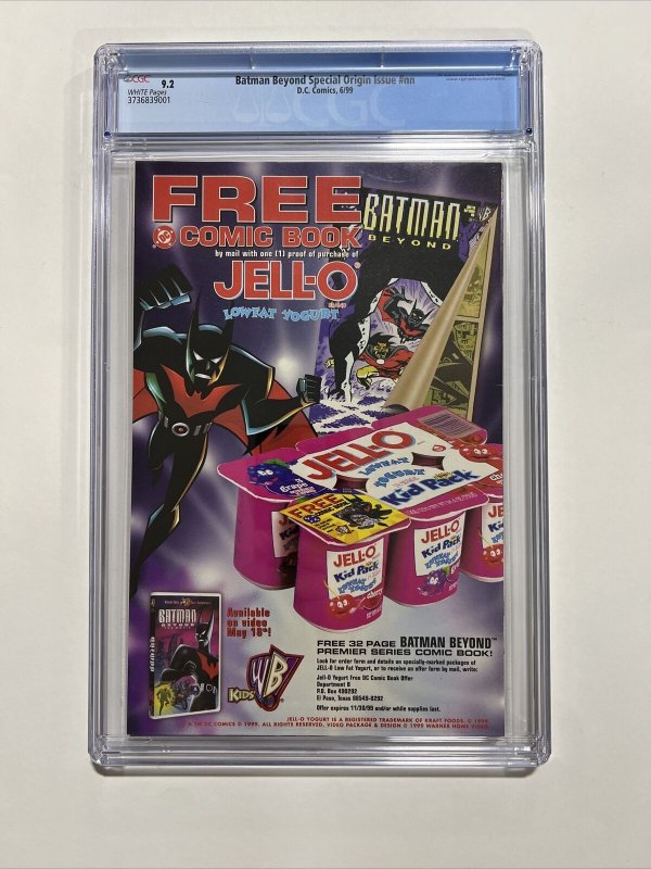 Batman Beyond Special Origin Issue Nn 1 Cgc 9.2 Free Six Flags | Comic ...