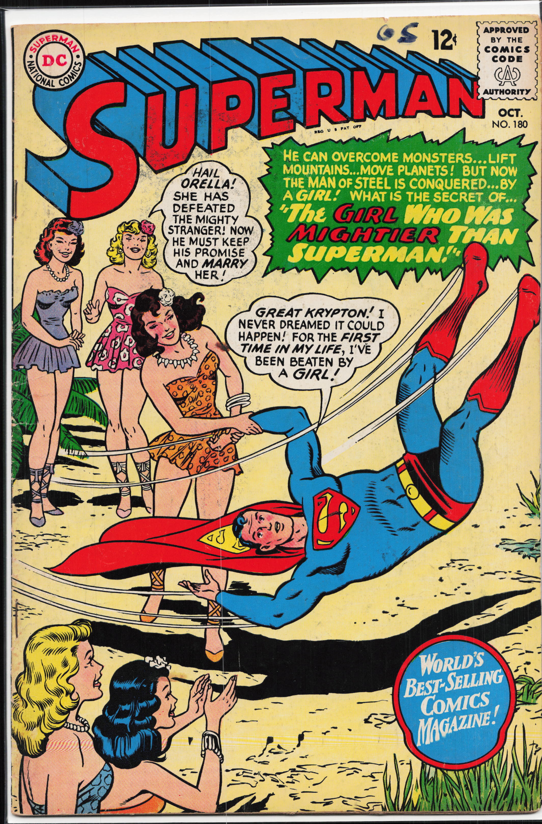 Superman #180 (1965) Superman | Comic Books - Silver Age, DC Comics ...
