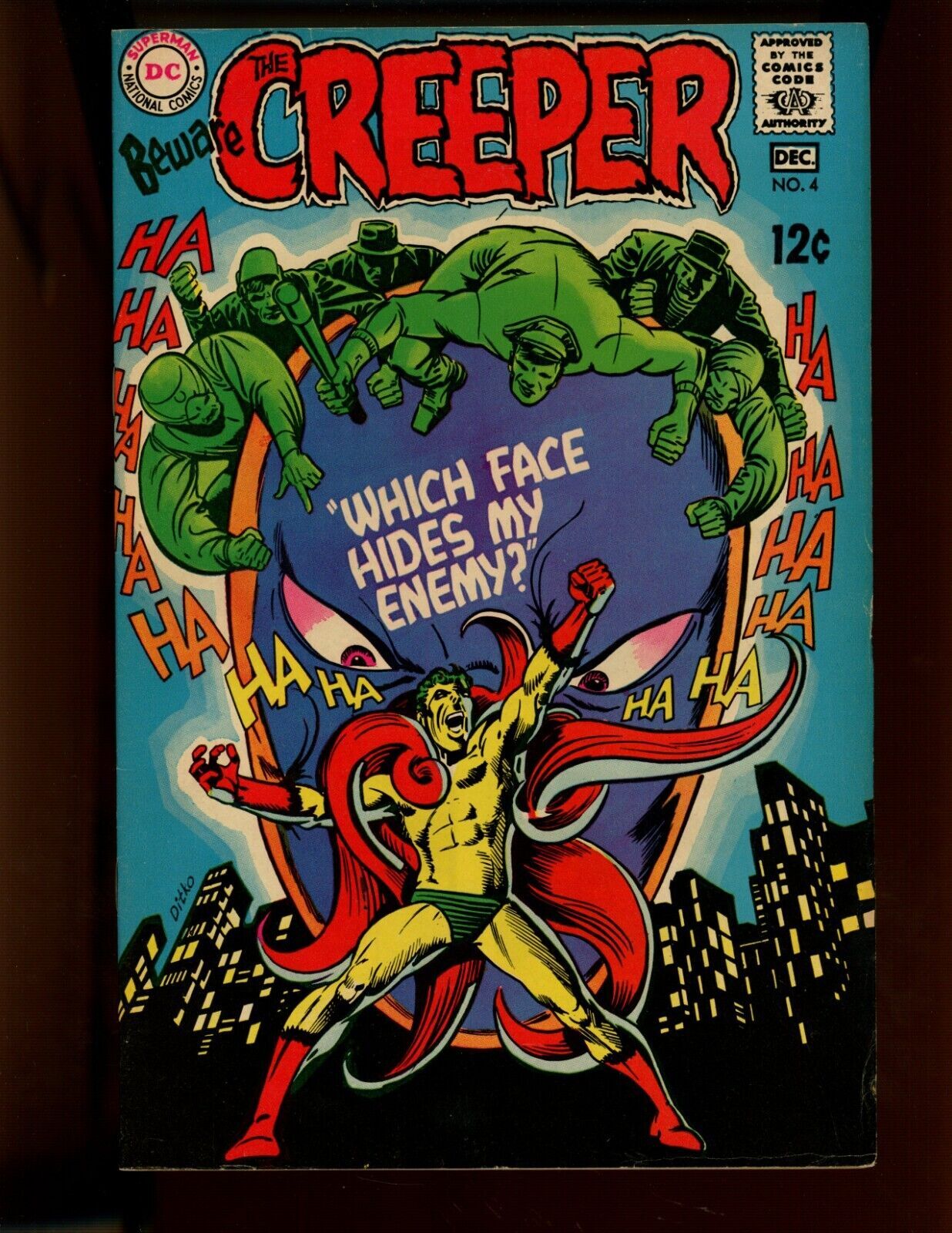 (1968) Beware The Creeper #4 - SILVER AGE! CLASSIC STEVE DITKO ART! (5. ...