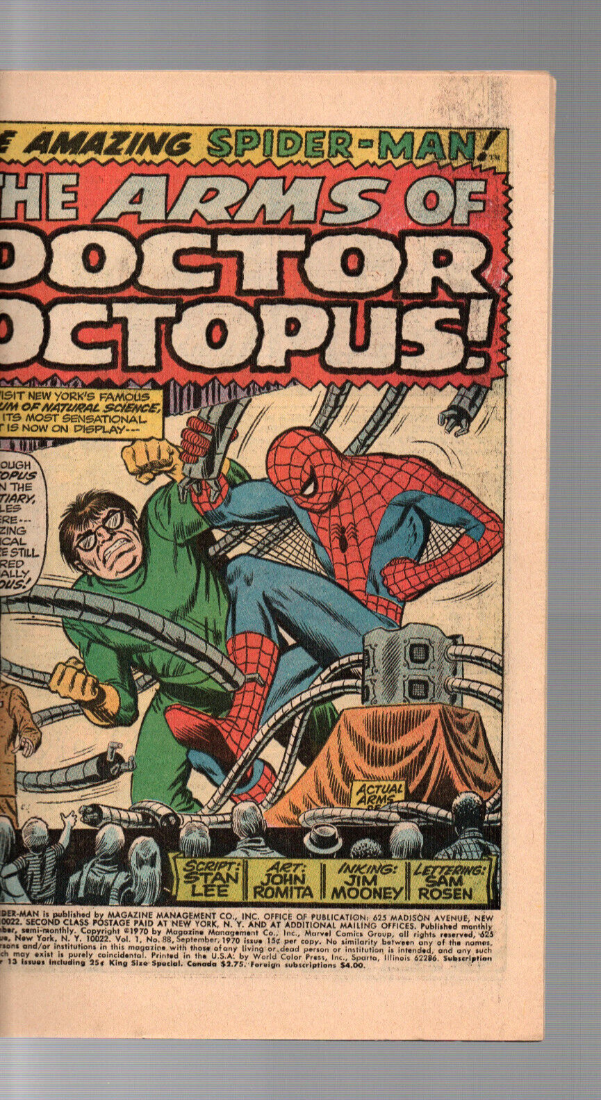 Amazing Spider-Man #88 - Doctor Octopus - 1970 - VG/FN | Comic Books ...