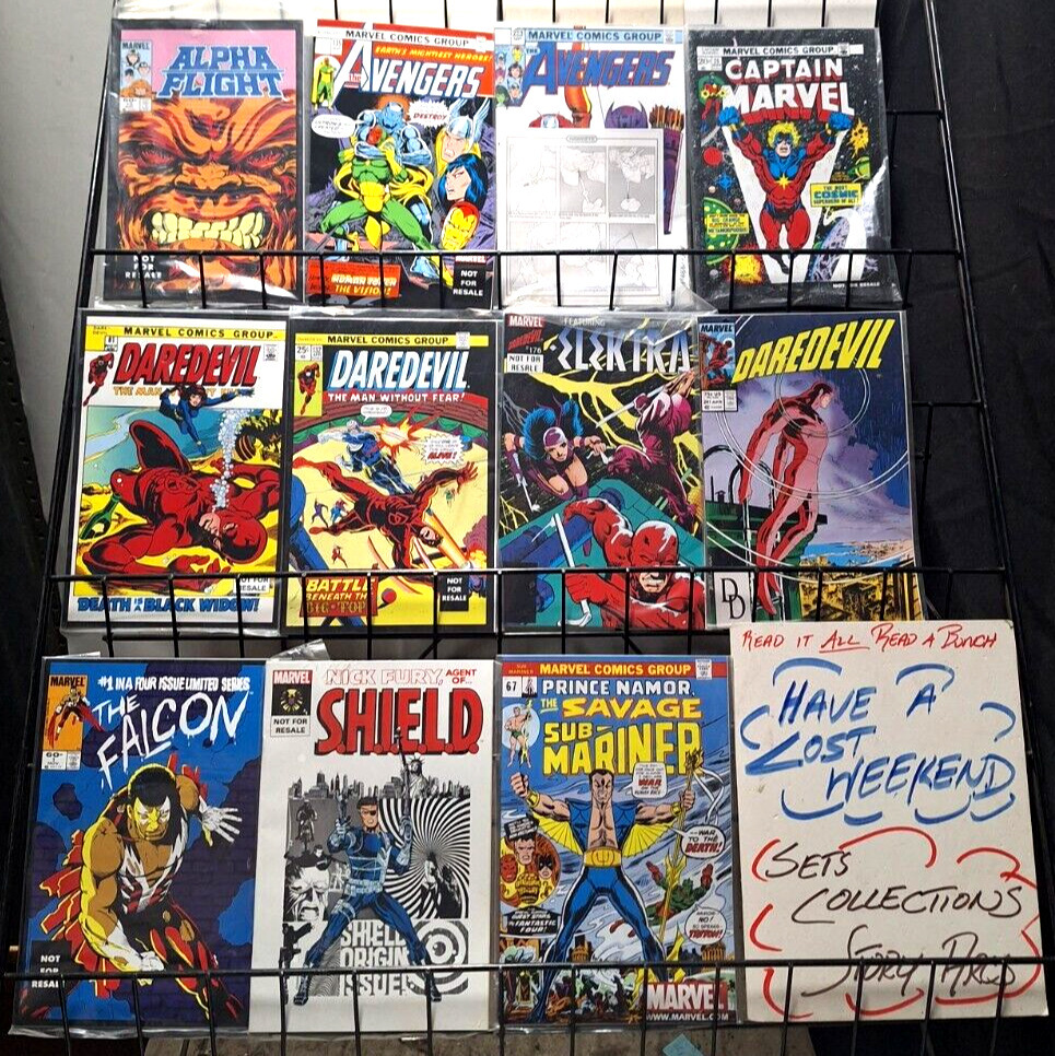 MARVEL LEGENDs COMIC COLLECTION 11 diff (60s-80s) WYSIWYG 20th century ...