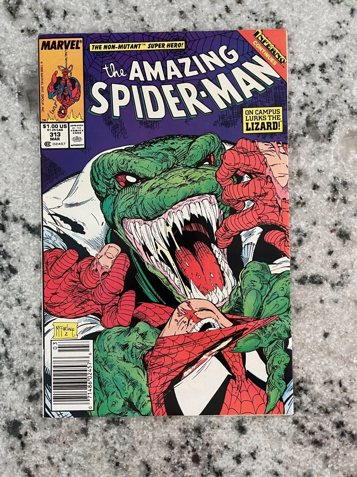 Amazing Spider-Man # 313 NM Marvel Comic Book Venom Todd McFarlane ...