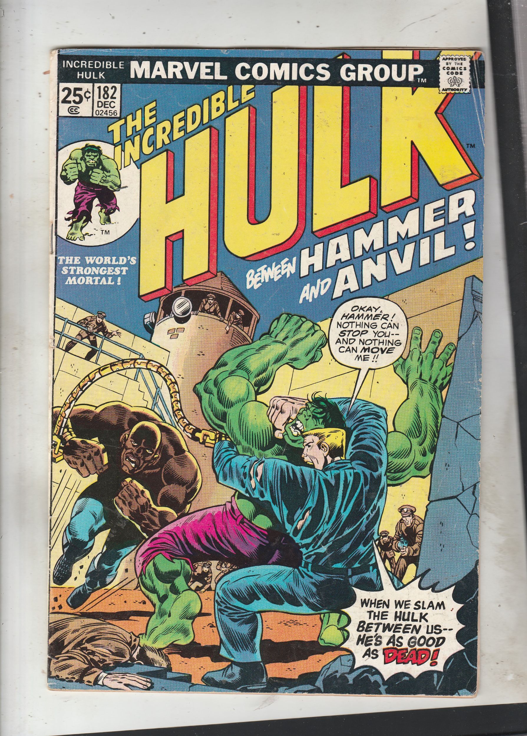 The Incredible Hulk #182 1974 Part III, 1st Appearance Wolverine Wow No ...