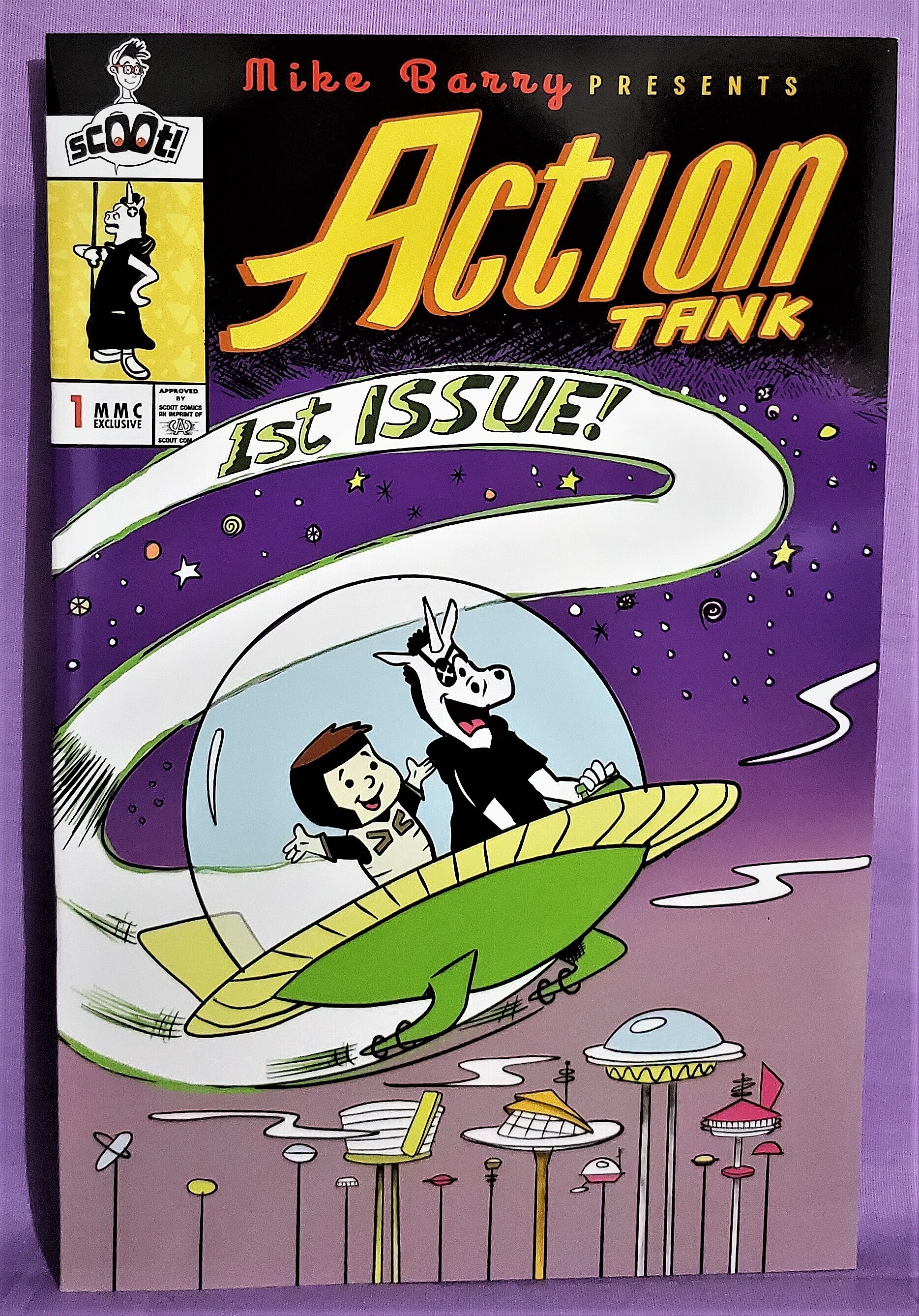 ACTION TANK #1 ComicTom101 Nate Johnson Jetsons Exclusive Cover Scout ...