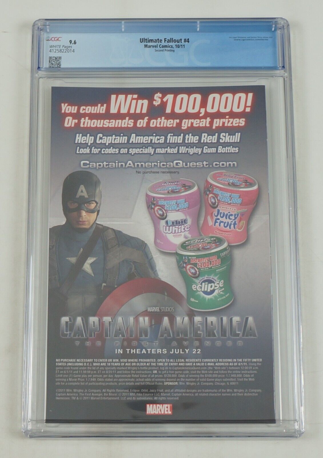 Ultimate Fallout #4 CGC 9.6 1st appearance Spider-Man (Miles Morales ...