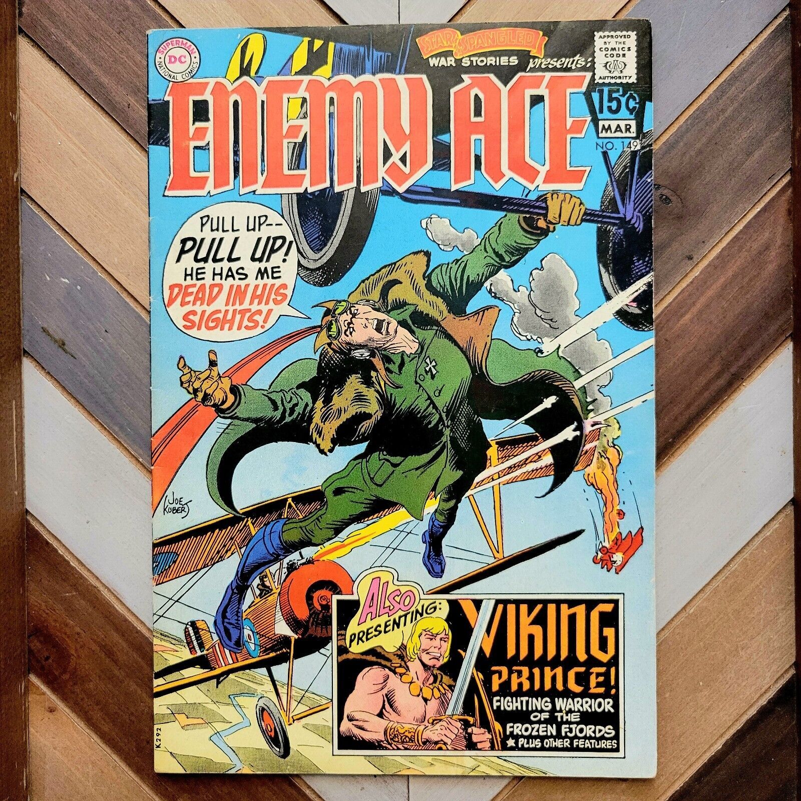Star-Spangled WAR Stories #149 FN- DC 1970 Enemy ACE Joe Kubert Wwii VON Hammer | Comic Books ...