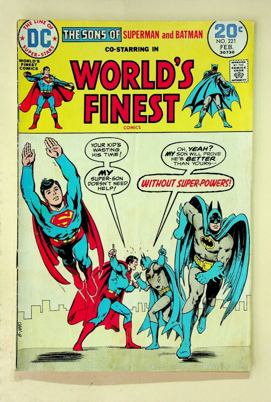 World's Finest #221 (Dec 1974, DC) - Good/Very Good | Comic Books ...