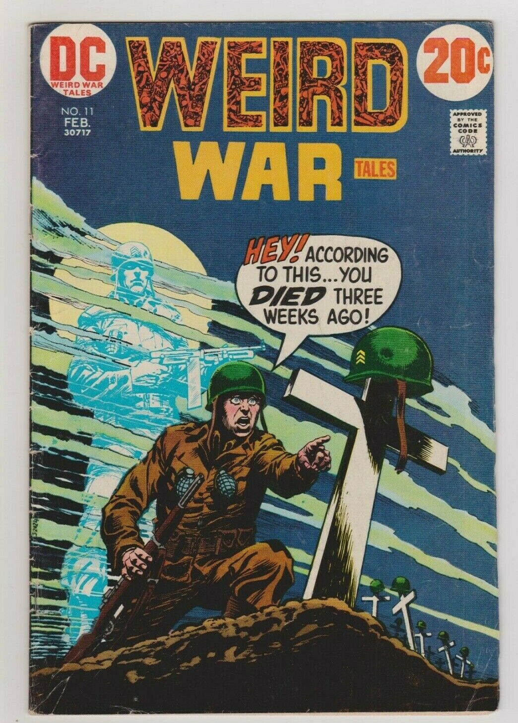 Weird WAR Tales #11 VG /Fine 1973 DC Comics WAR / Horror Comics | Comic ...
