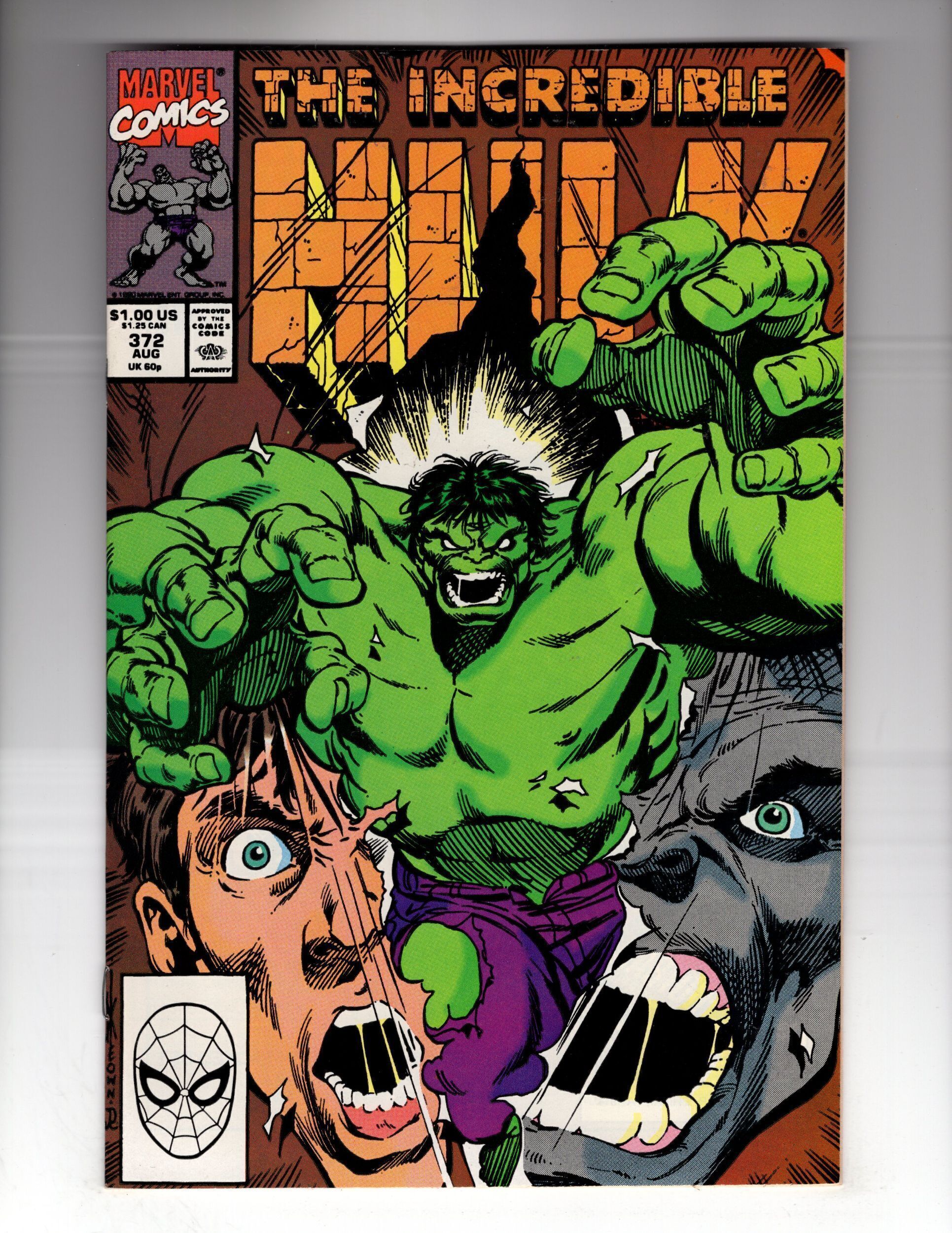 The Incredible Hulk #372 (1990) RETURN OF GREEN HULK! / EBI#3 | Comic ...