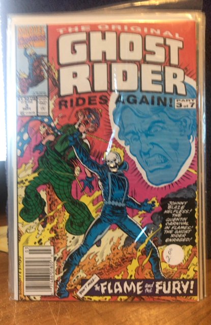 The Original Ghost Rider Rides Again #3 Newsstand Edition (1991 ...
