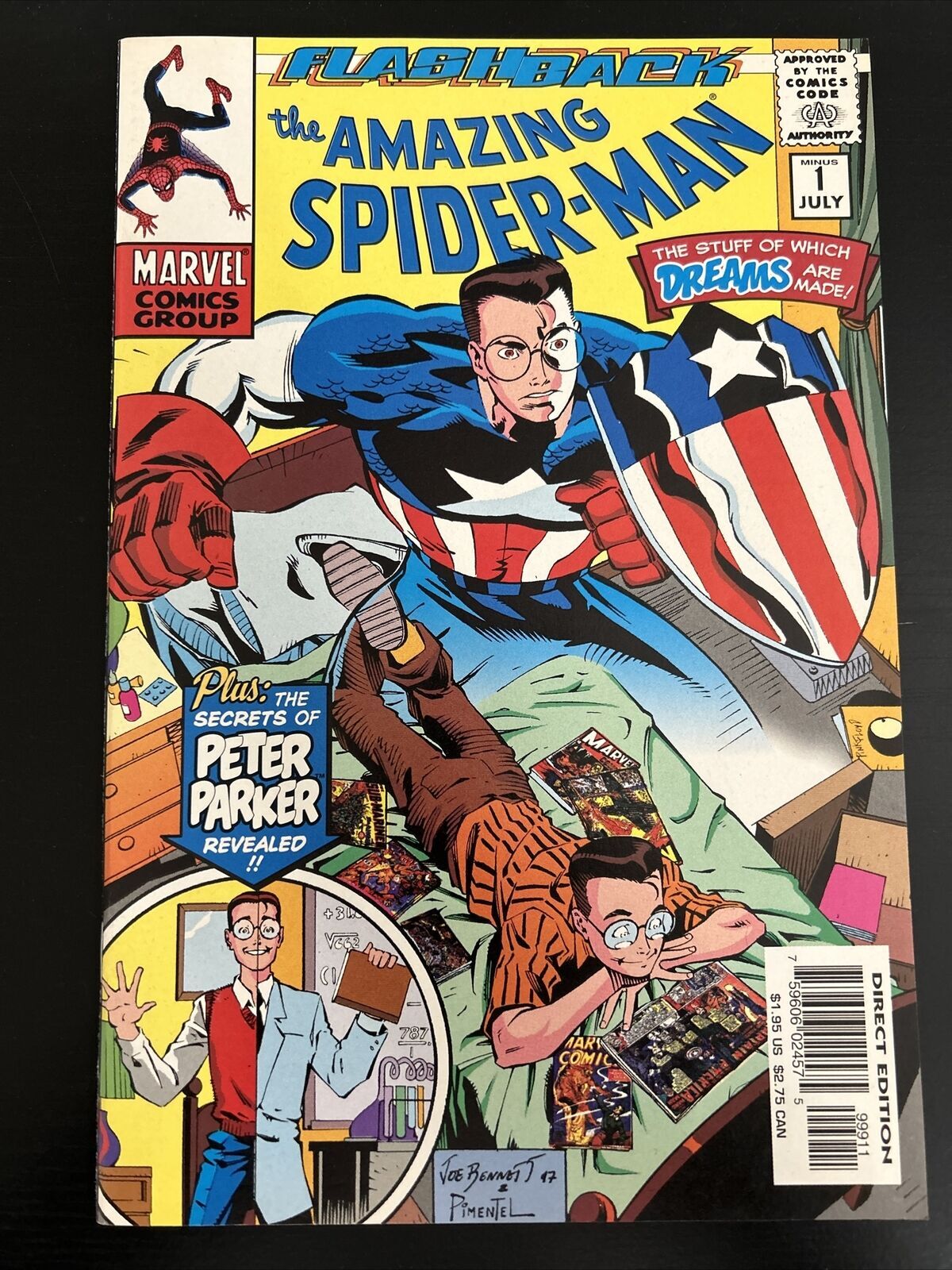 1997 Amazing Spider-man Flashback Marvel Comic Book #1 - Nice Copy ...