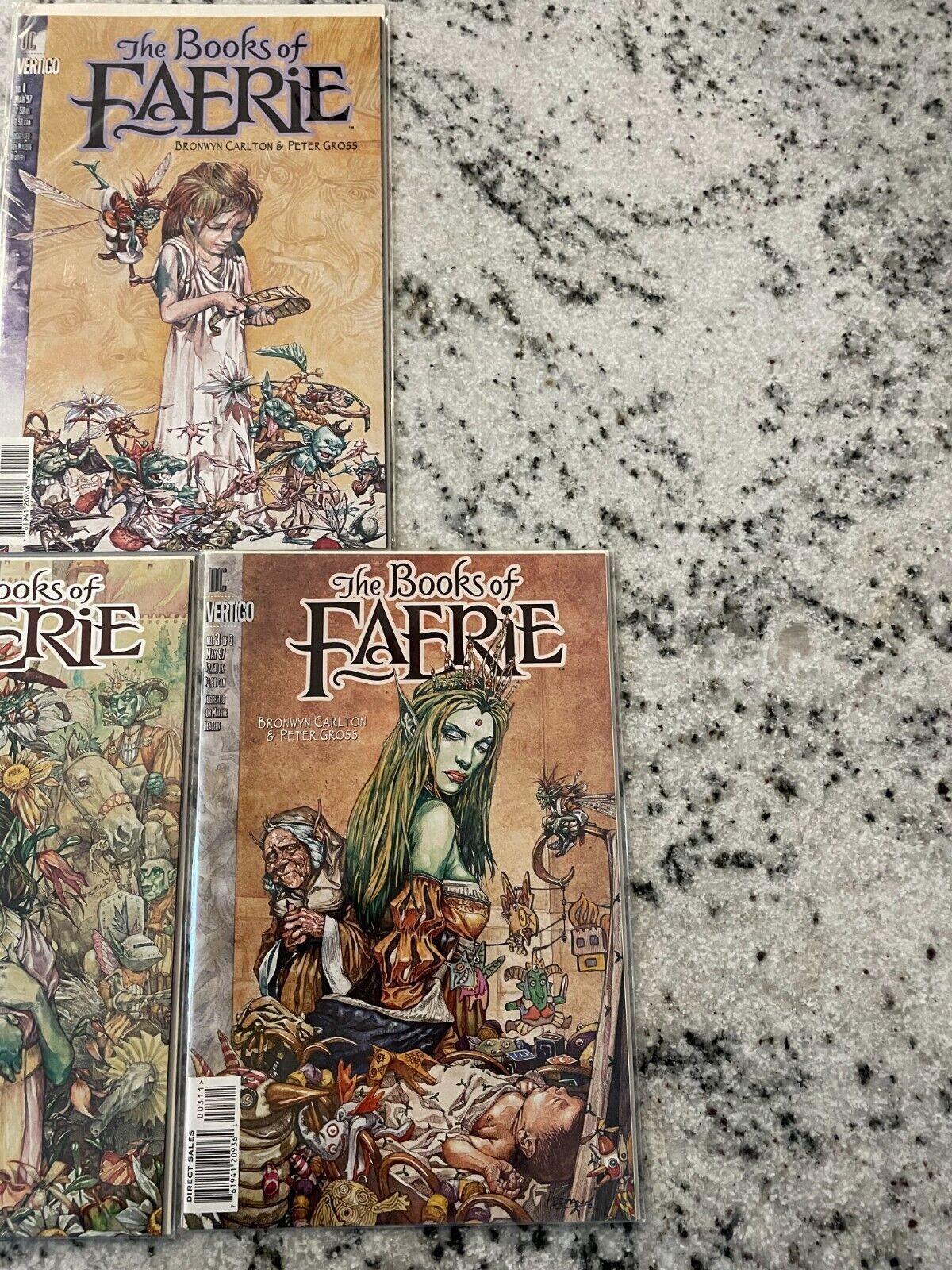 Lot Of 3 The Books Of Faerie DC Vertigo Comic Books # 1 2 3 NM Peter ...