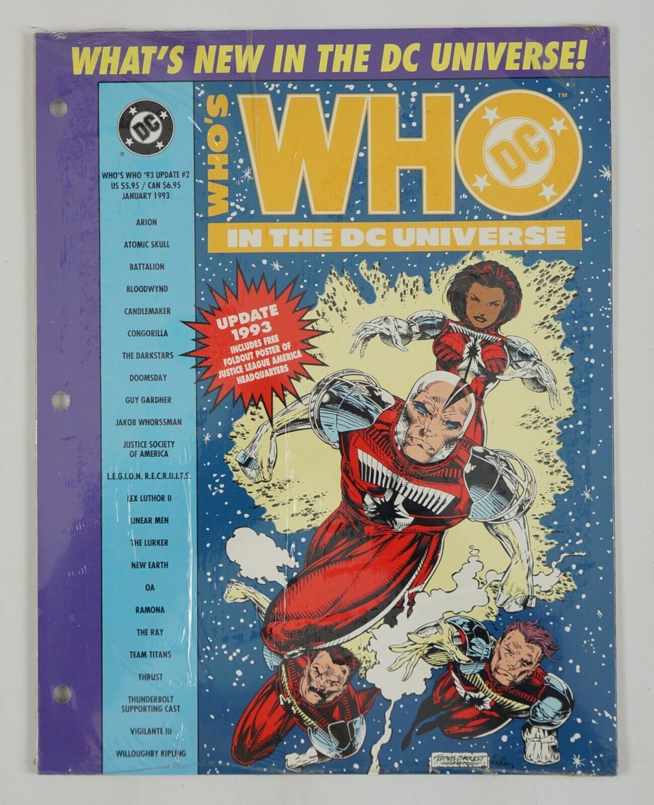 Who's Who in the DC Universe Update 1993 #1 & 2 VF/NM complete series ...