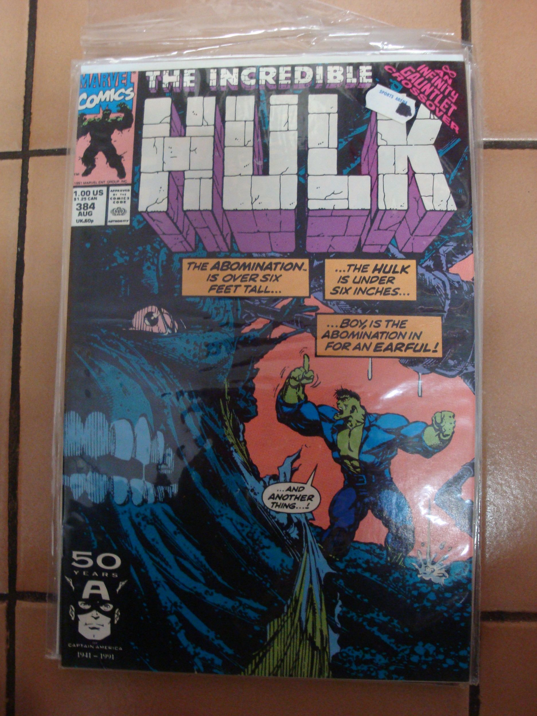 Incredible Hulk #384 Peter David Story Dale Keown Cover & Art Thanos ...