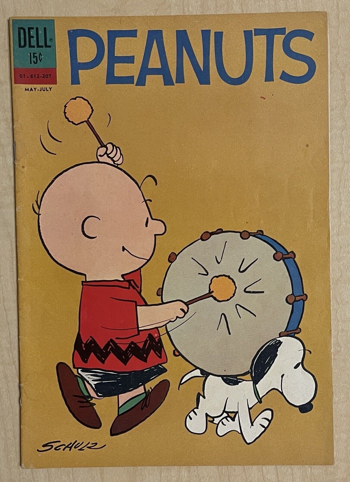 Peanuts #13 F- 5.5 Last Dell Comics Issue 1962 Charles Schulz Cover ...