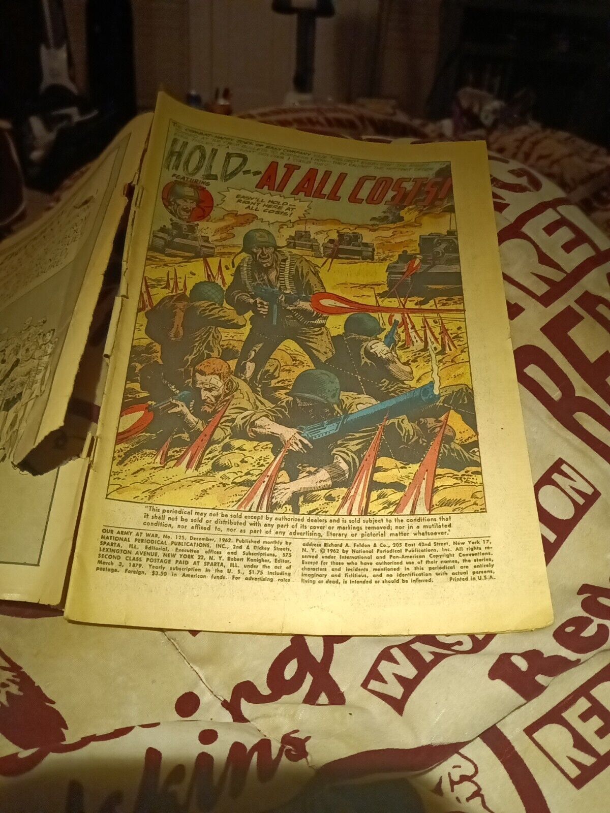 OUR ARMY AT WAR # 125 DC Comics 1962 SGT ROCK Silver Age Easy Co Story ...