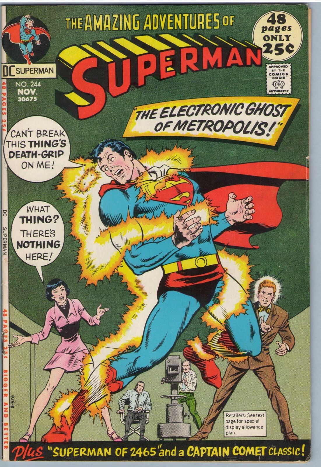 Superman 244 Nov 1971 FI- (5.5) | Comic Books - Bronze Age, DC Comics ...