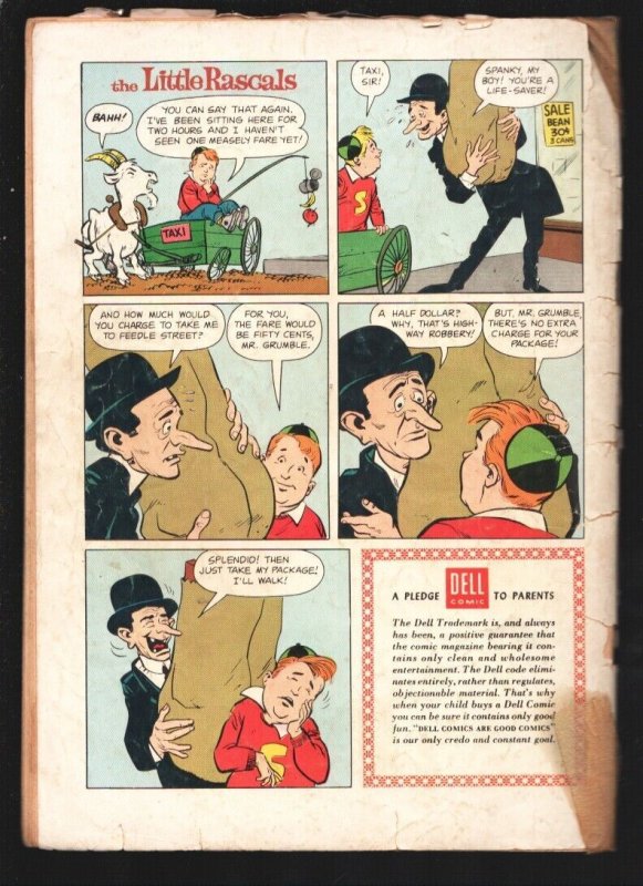 Little Rascals-Four Color Comics #778 1957-Dell-Spanky & Alfalfa appear ...