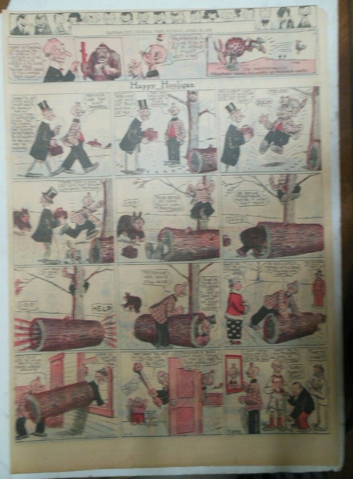 Happy Hooligan Sunday by Frederick Opper from 4/19/1925 Full Page Size ...