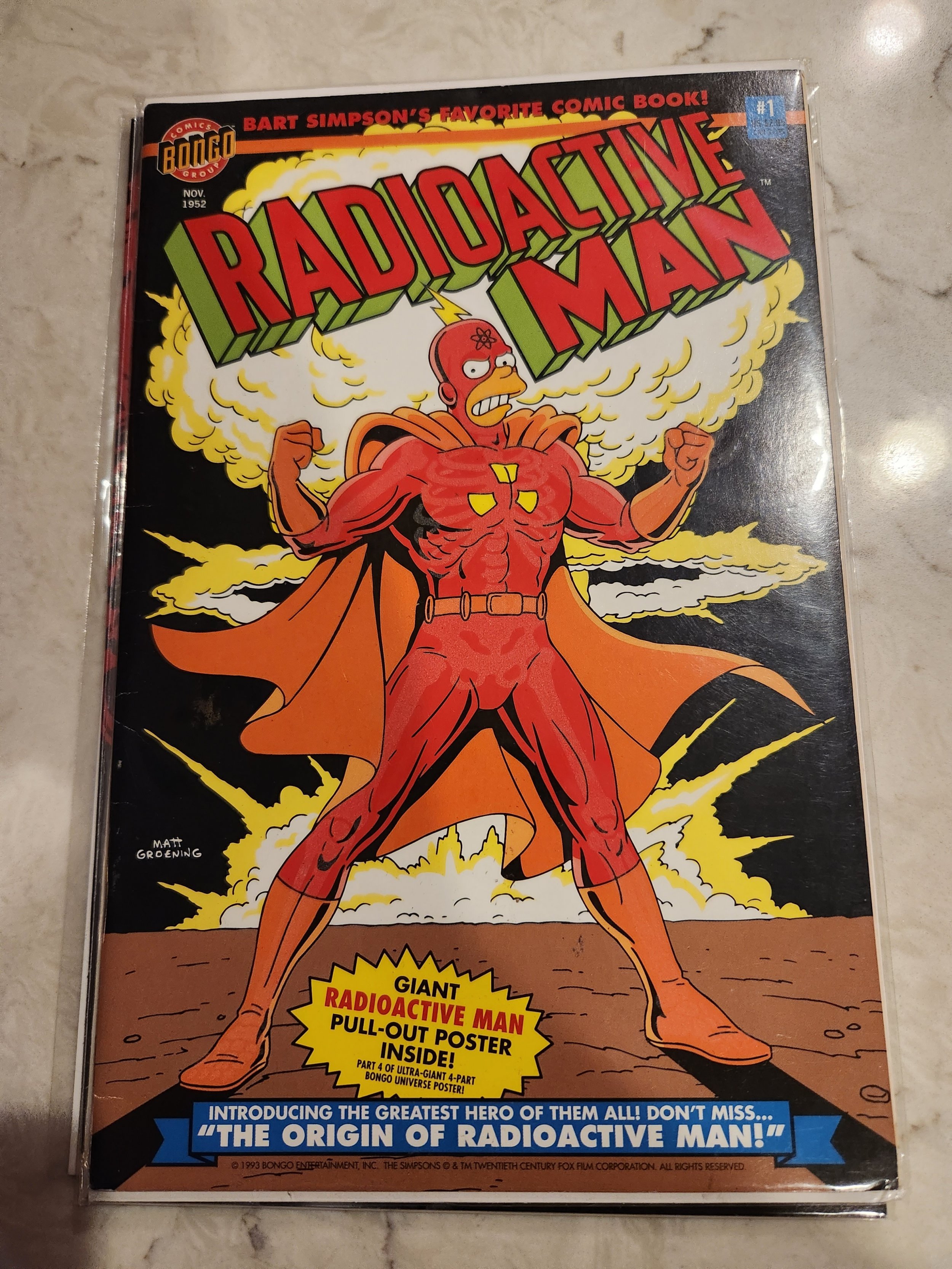 Radioactive Man #1 (1993) GLOW IN THE DARK COVER! HARD TO FIND! | Comic ...