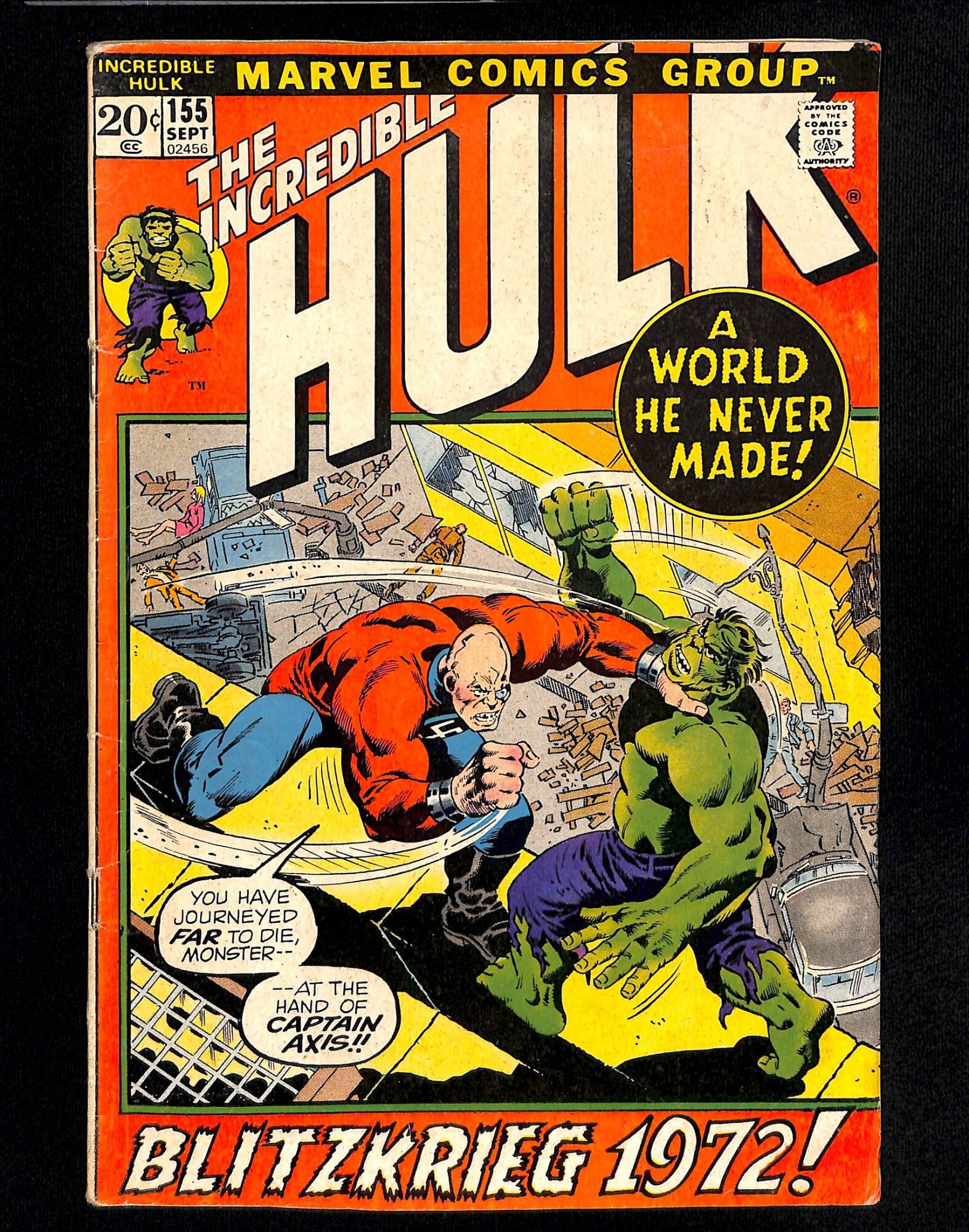 Incredible Hulk (1962) #155 | Full Runs & Sets, Marvel, Incredible Hulk ...