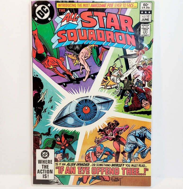 1982 DC Comics All Star Squadron #10 Comic Book Vintage If An Eye ...