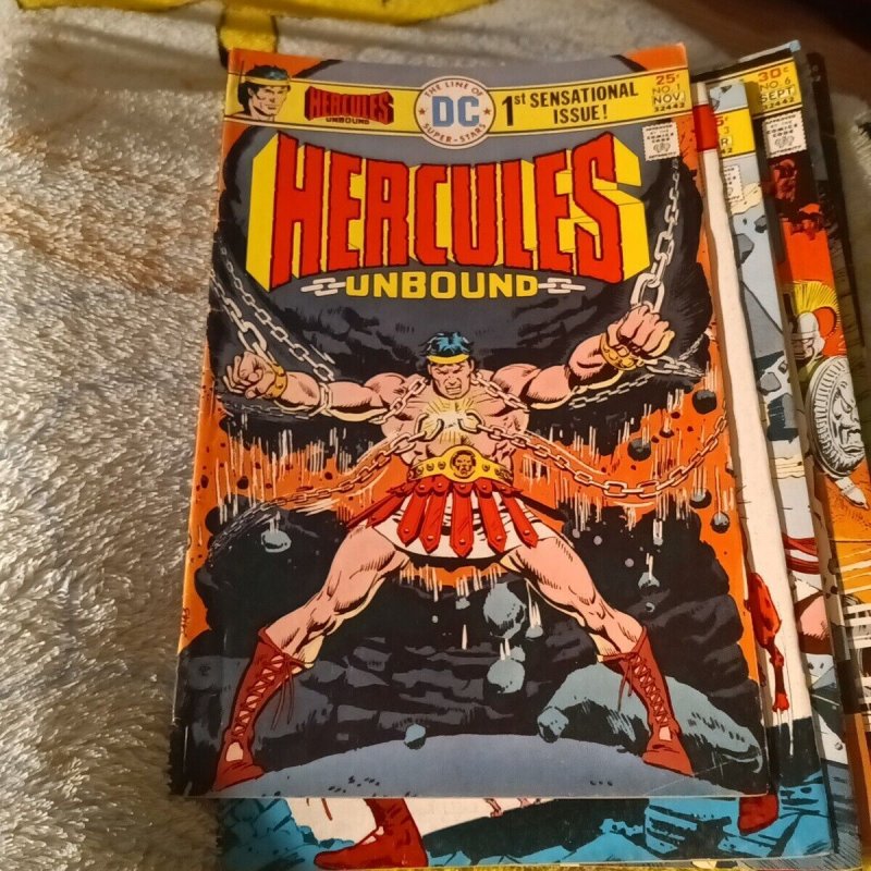 COMPLETE LOT HERCULES UNBOUND 1-12 DC COMIC run set series WALLY WOOD ...