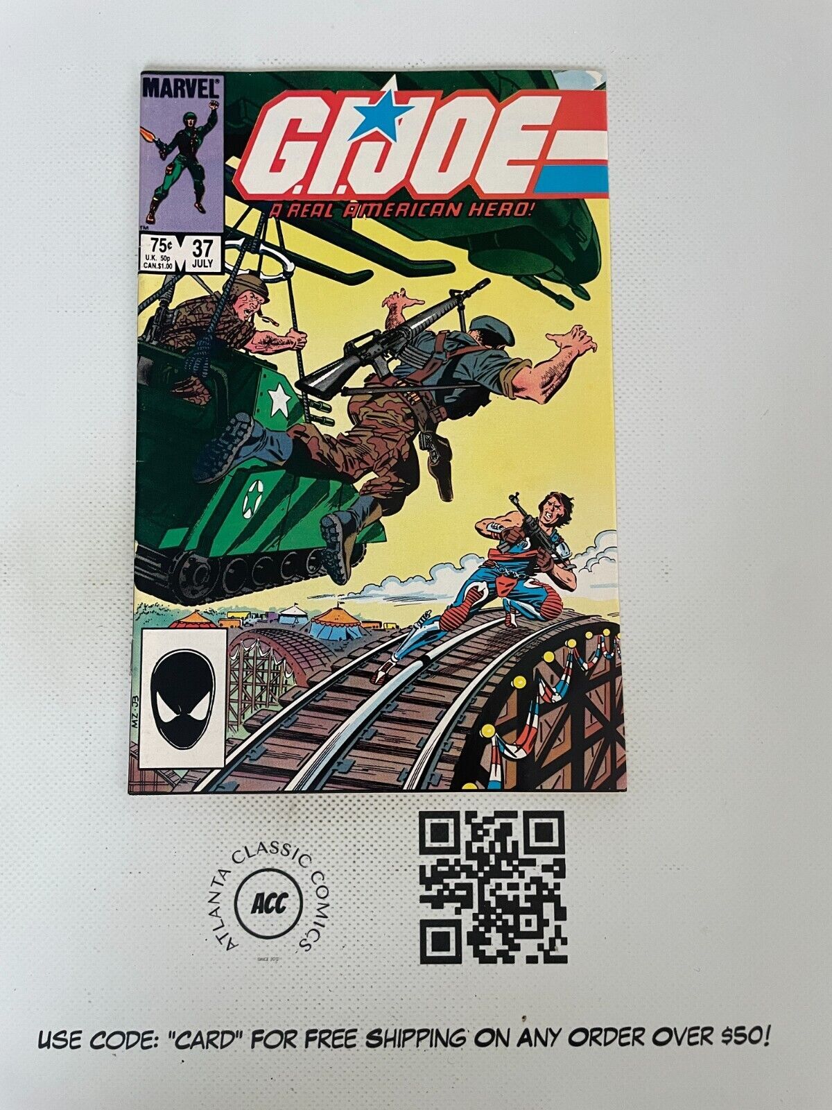 G.I. Joe # 37 VF-NM Marvel Comic Book Duke Snake Eyes Cobra Duke Shadow ...