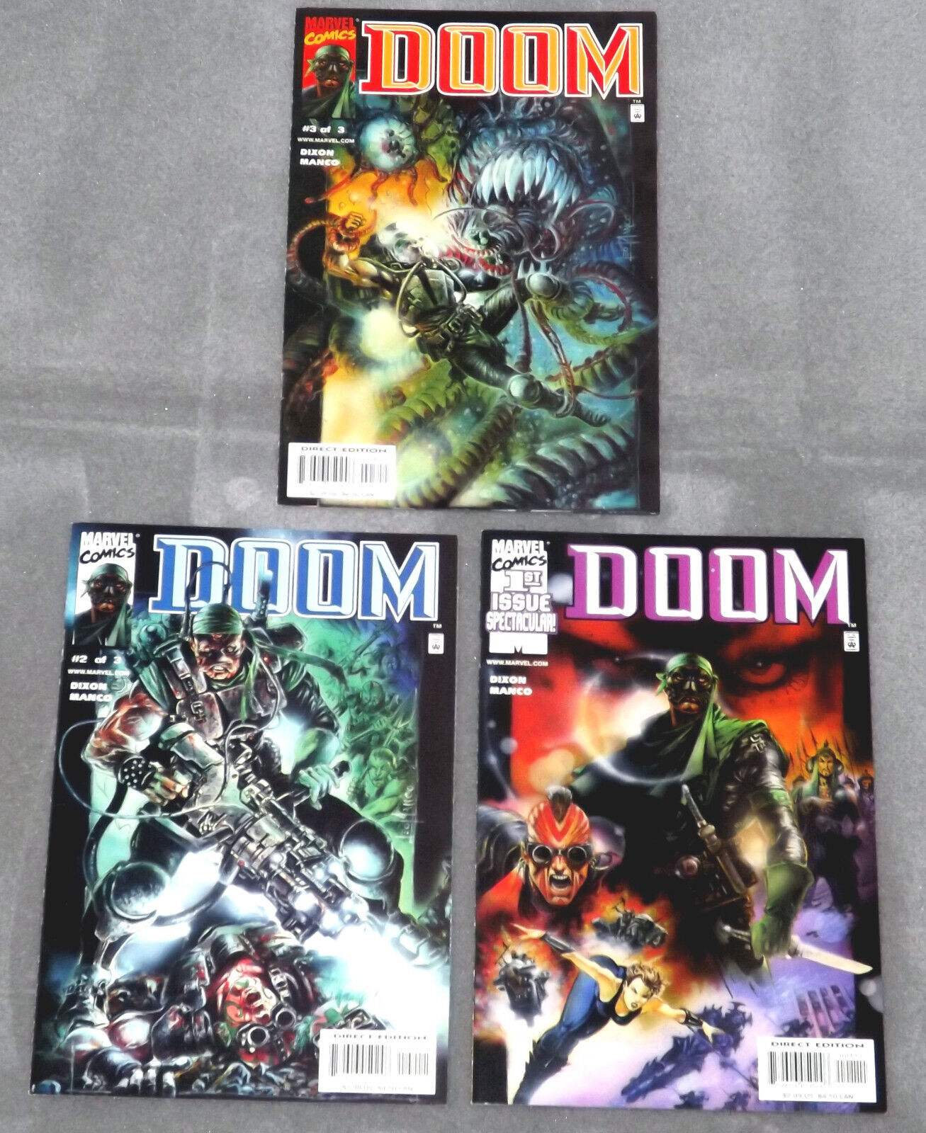DOOM #1-3 Complete Set + The Emperor Returns 1 Doctor Doom 4 Issues ...