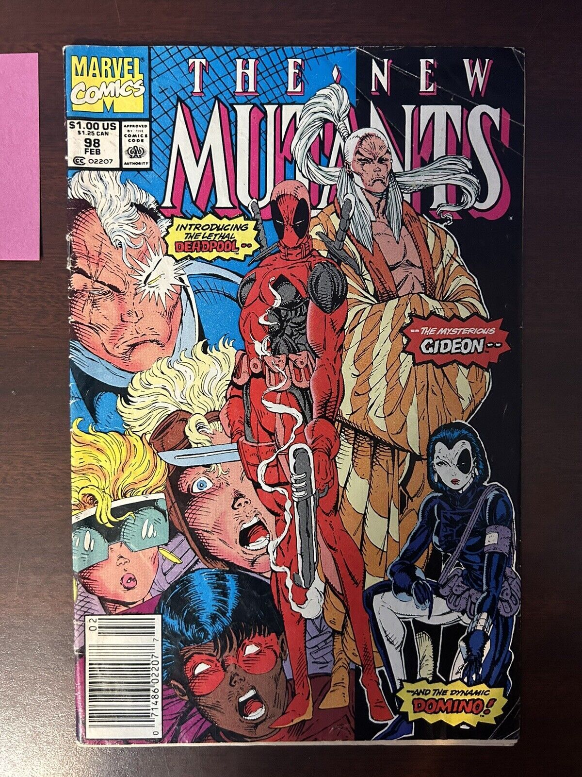 New Mutants #98 Marvel Comics 1991 Newsstand 1st Appearance of Deadpool ...