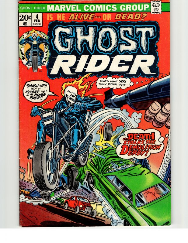 Ghost Rider #4 (1974) Ghost Rider | Comic Books - Bronze Age, Marvel ...