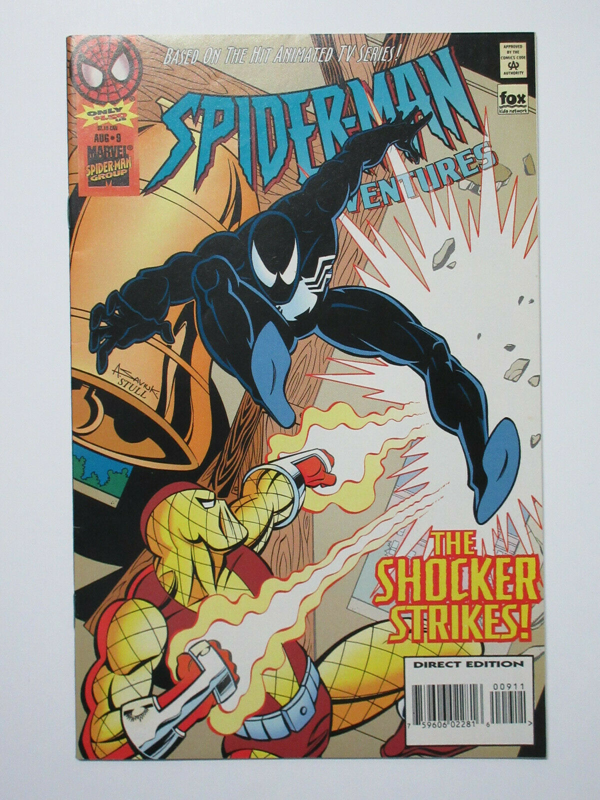 Spider-Man Adventures (August 1995) #9 VF+ Shocker Strikes! + Glimpse ...