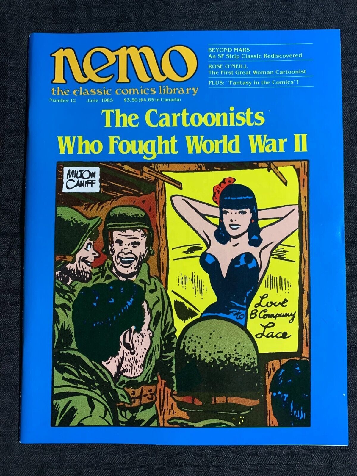1985 NEMO Classic Comics Library #12 FVF 7.0 Cartoonists of World War ...