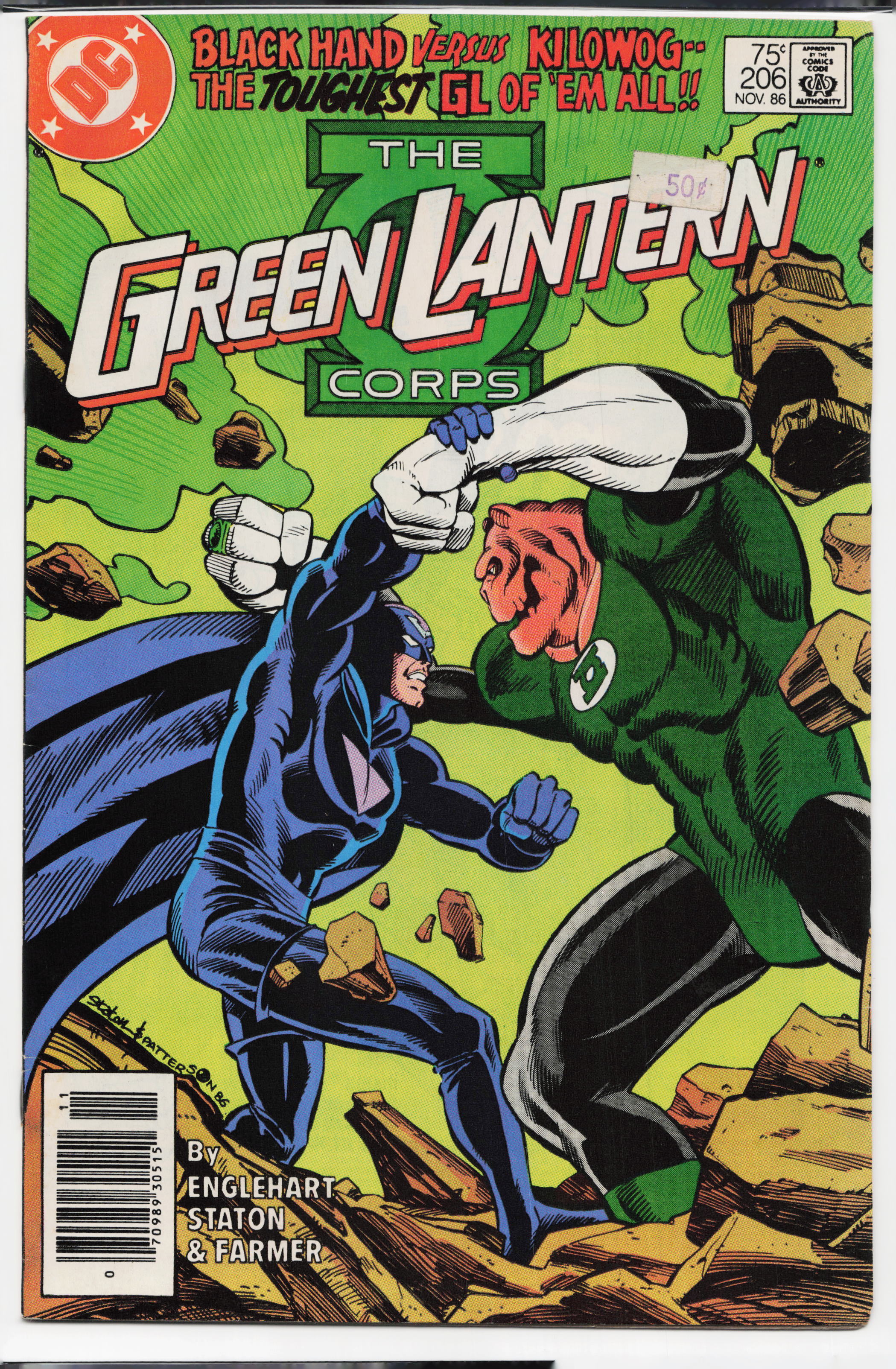 The Green Lantern Corps #206 (1986) Green Lantern Corps | Comic Books - Copper Age, DC Comics ...
