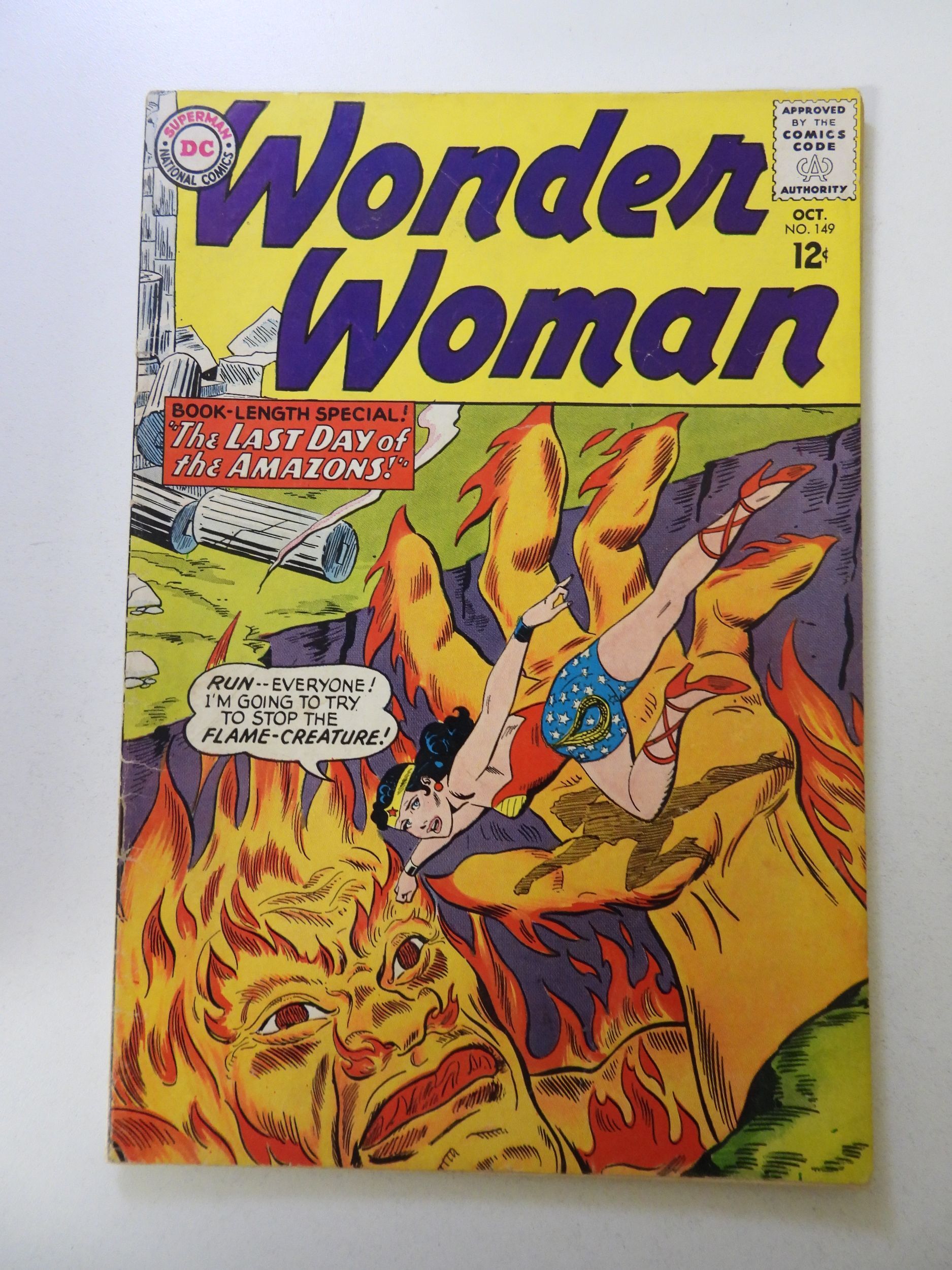 Wonder Woman #149 (1964) VG+ condition "rusty staples" | Comic Books ...