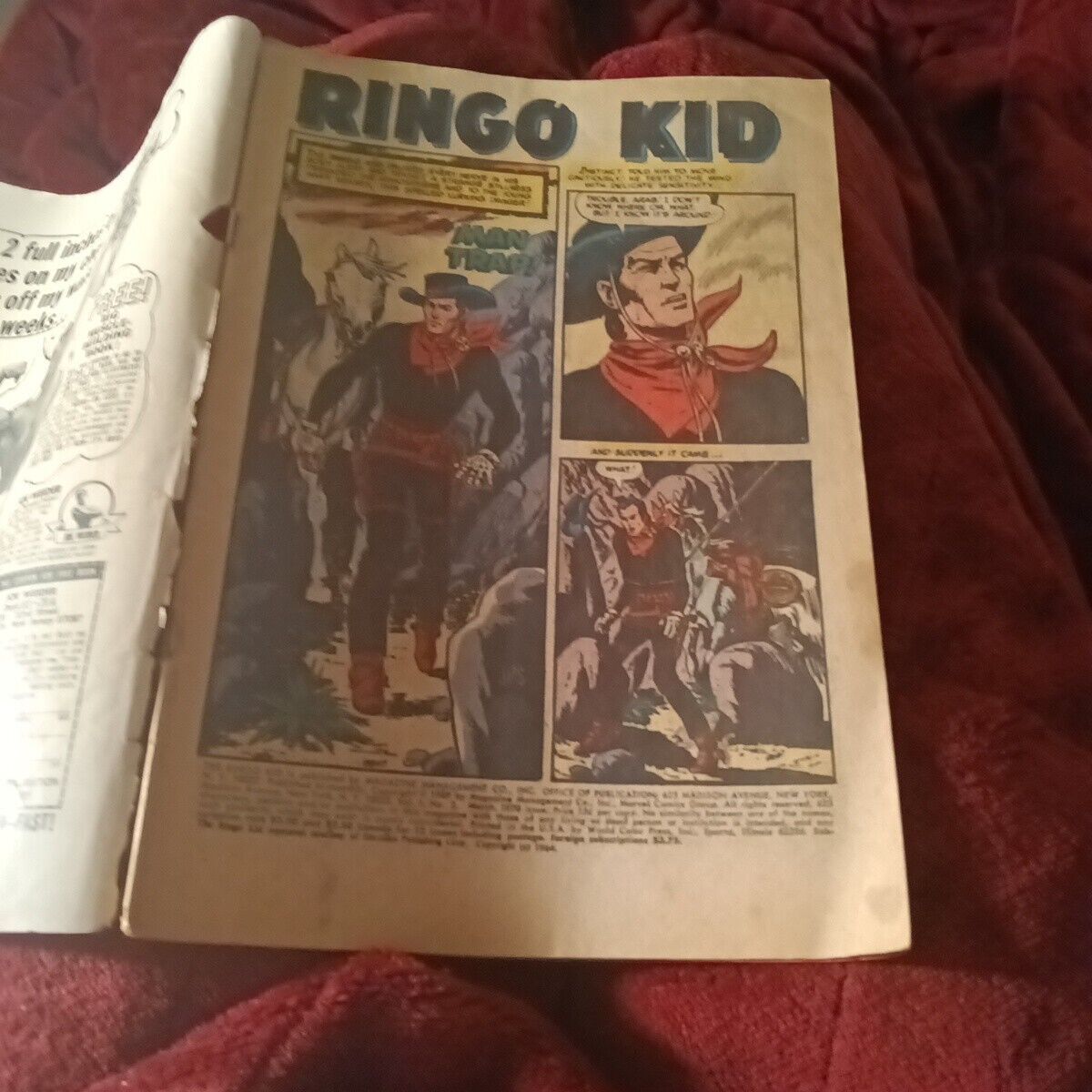 The RINGO KID Volume 1 #2 & 8 MARVEL COMICS Bronze Age Western Colt ...